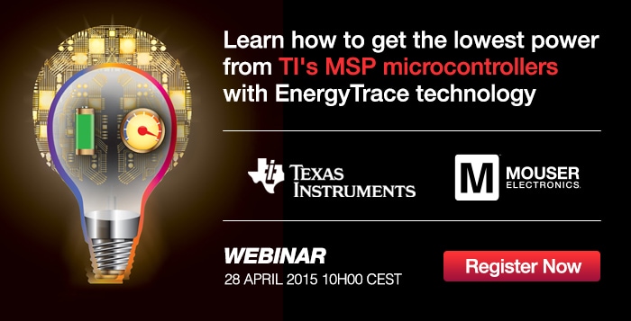 Texas Instruments Webinar: MSP microcontrollers with EnergyTrace ...