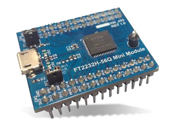 FT2232H-56Q & FT4232H-56Q Mini Modules - FTDI Chip | Mouser
