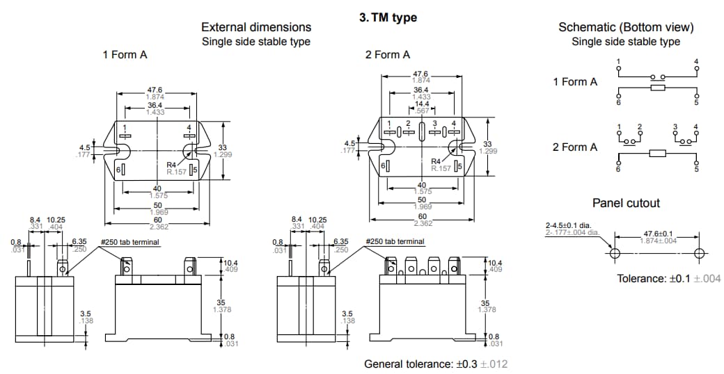 HE Power Relays - Panasonic Industrial Devices | Mouser