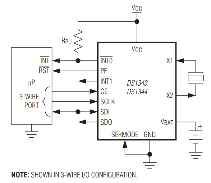 DS134x Low-Current SPI / 3-Wire RTCs - Analog Devices / Maxim ...