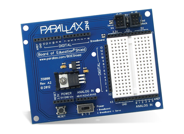 Board of Education Shield - Parallax | Mouser