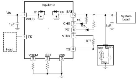 bq24210 800mA Li-Ion Battery Solar Charger - TI | Mouser
