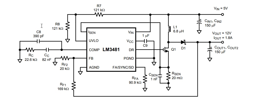 LM3481 SIMPLE SWITCHER® Low-Side N-FET Controller - TI | Mouser