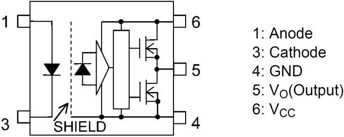 TLP152/352 IGBT/MOSFET Gate Drive Photocouplers - Toshiba | Mouser