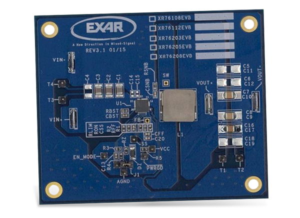 XR76203EVB, XR76205EVB, & XR76208EVB Eval Boards - MaxLinear | Mouser