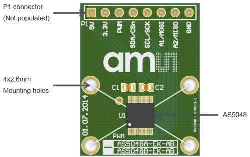 AS5048 Adapter Boards - ams OSRAM | Mouser