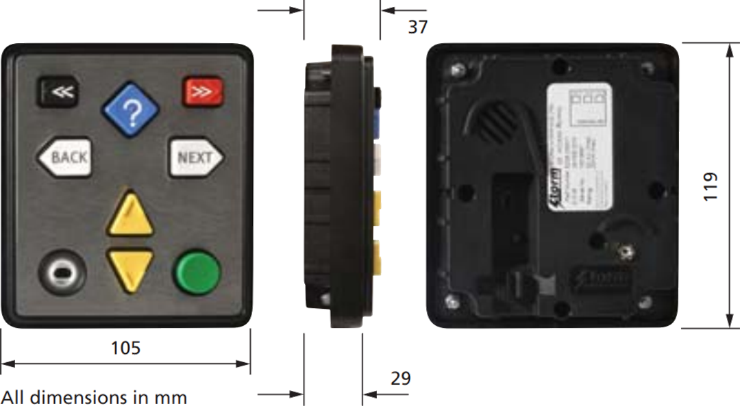 Nav-Pad Audio-Enabled Keypads - Storm Interface | Mouser