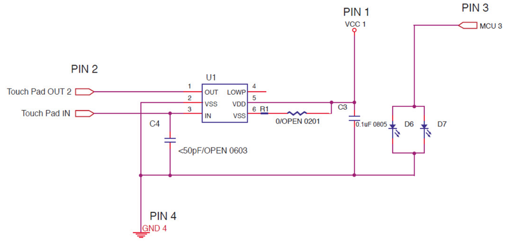 CTH Capacitive Touch Sensor Displays - VCC | Mouser
