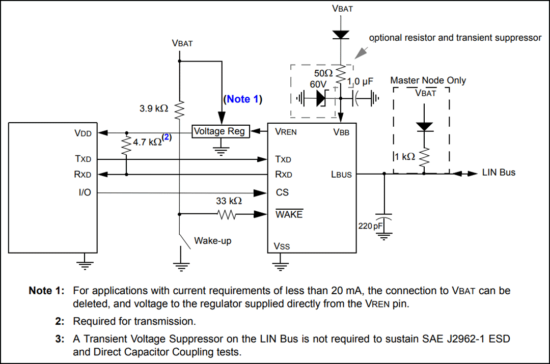 MCP2003B LIN 송수신기 - Microchip Technology | Mouser