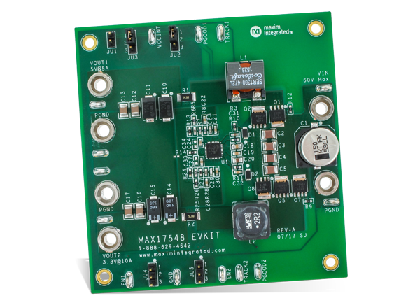 MAX17548 평가 키트 - Analog Devices / Maxim Integrated | Mouser