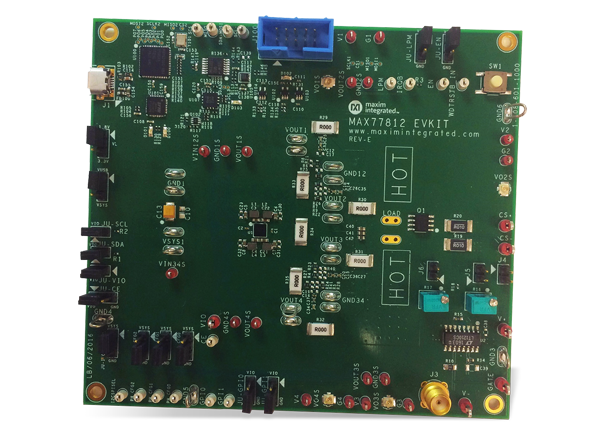 MAX77812 평가 키트 - Analog Devices / Maxim Integrated | Mouser