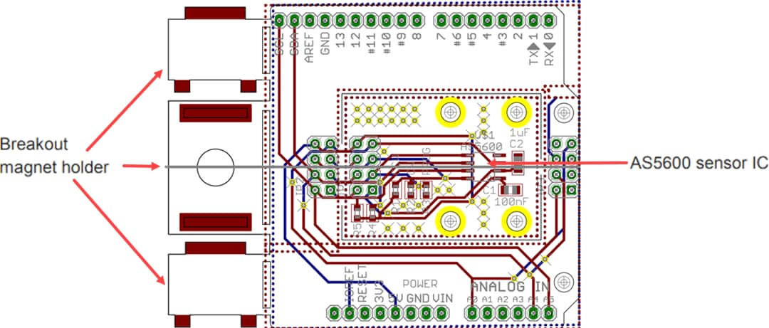 AS5600-POTUINO Shield - ams OSRAM | Mouser