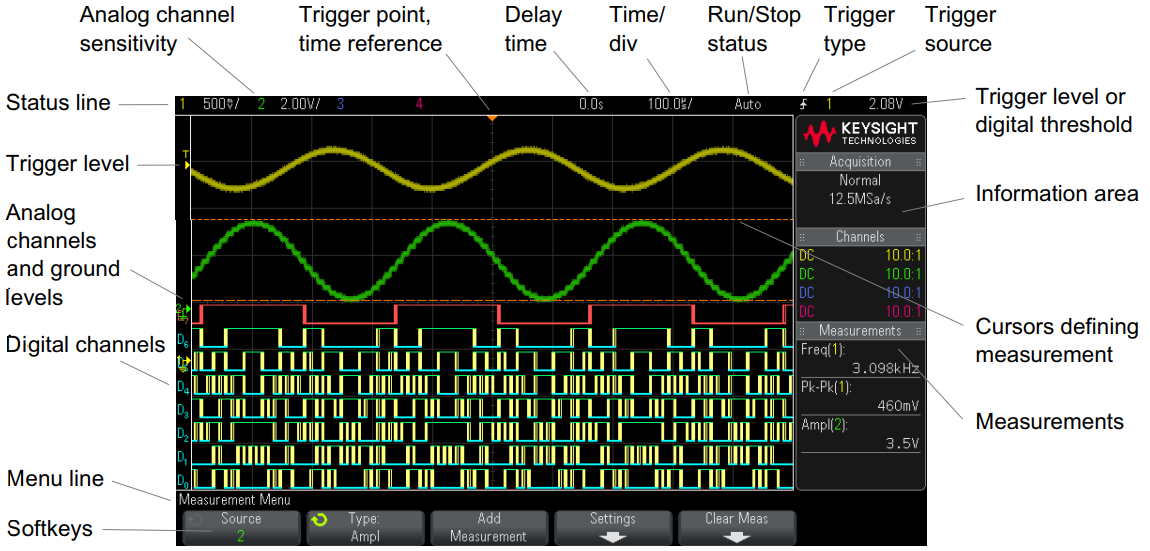 MSOX2024A Oscilloscope - Keysight Technologies | Mouser