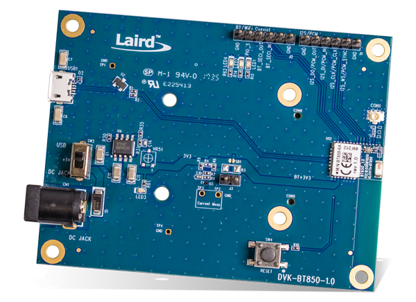 DVK-BT850 BLUETOOTH® 4.2 Development Kit - Laird Connectivity | Mouser DVK-BT850 BLUETOOTH® 4.2 Development Kit - Laird Connectivity | Mouser