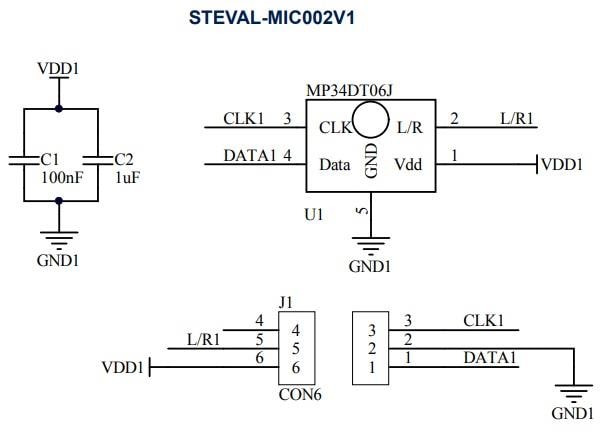STEVAL-MIC002V1 마이크 쿠폰 보드 - STMicro | Mouser