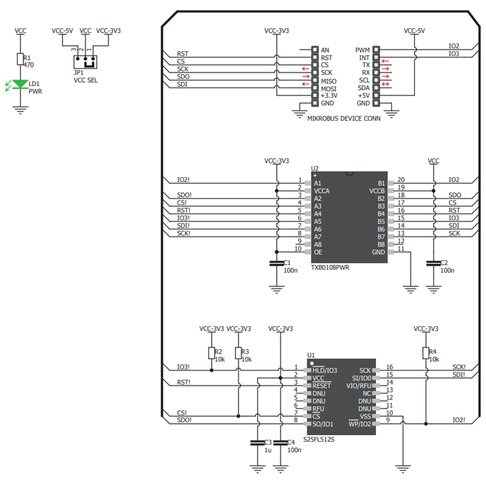 Flash 4 Click(MIKROE-3191) - Mikroe | Mouser