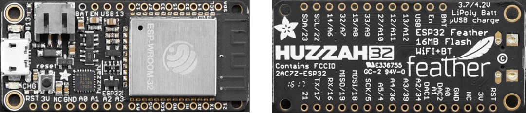HUZZAH32 ESP32 Wi-Fi® Feather Board - Adafruit | Mouser
