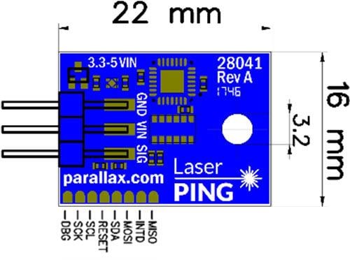LaserPING 2m Rangefinder - Parallax | Mouser