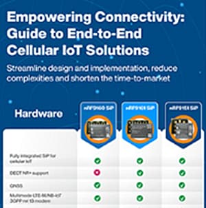 nRF9160 셀룰러 IoT 시스템 인 패키지 - Nordic | Mouser