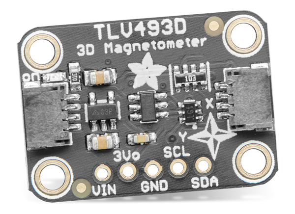 TLV493D 3-Axis Magnetometer Breakout Board - Adafruit | Mouser