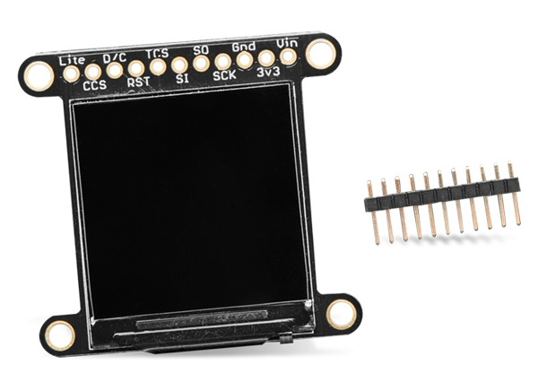 1.3" 240x240 Wide Angle TFT LCD Display w/ MicroSD - Adafruit | Mouser