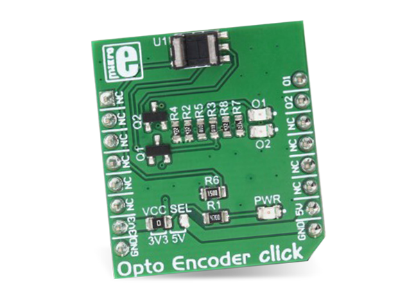 MIKROE-3634 Opto Encoder 2 Click Board - Mikroe | Mouser