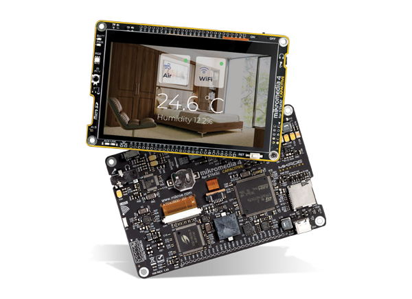 MIKROE-3618 Mikromedia 4 for STM32 Capacitive - Mikroe | Mouser