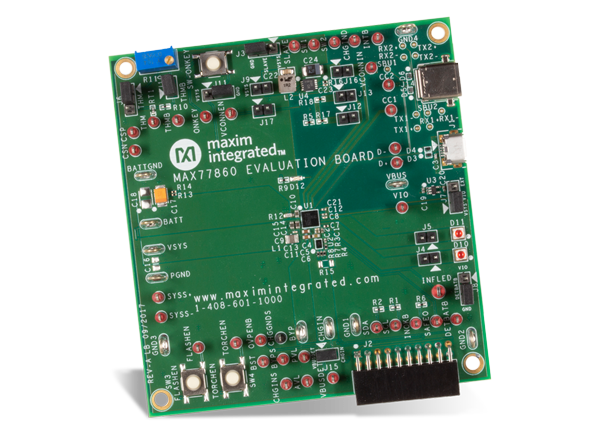 MAX77860 평가 키트 - Analog Devices / Maxim Integrated | Mouser