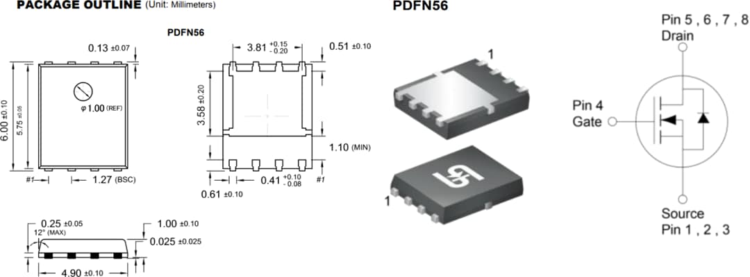 30V Single N-Channel Power MOSFETs - Taiwan Semi | Mouser