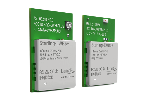 Sterling-LWB+ Wi-Fi4 with BLUETOOTH 5.2 Modules - Laird Connectivity ...
