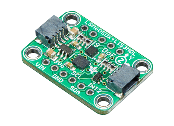 LSM6DSOX & LIS3MDL 9 DoF IMU Breakout Board - Adafruit | Mouser