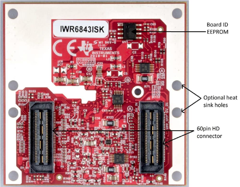 IWR6843ISK mmWave 센서 평가 키트 - TI | Mouser