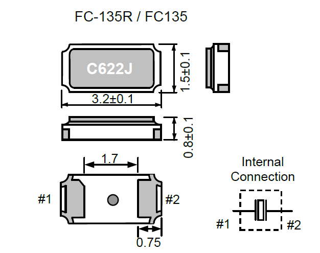 FC-135 Tuning Fork Crystals - Epson Timing | Mouser