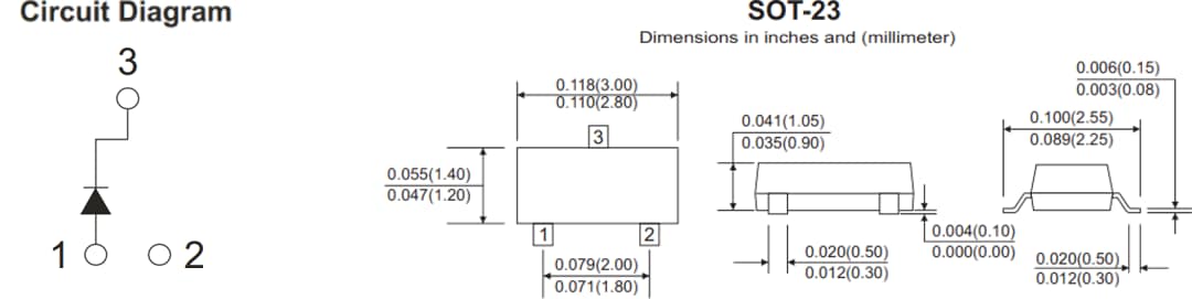 BAS16-HF SMD Switching Diode - Comchip | Mouser