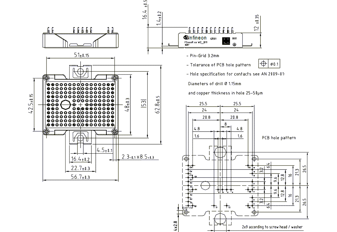 FS50R12W2T7 및 FS75R12W2T7 EasyPACK™ IGBT 모듈 - Infineon Technologies ...