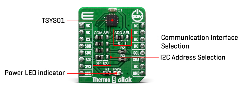 Thermo 9 Click - Mikroe | Mouser