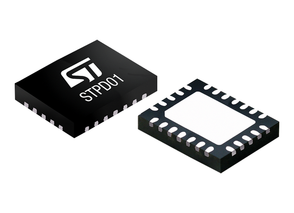 STPD01 프로그래밍 가능 동기식 벅 변환기 - STMicro | Mouser