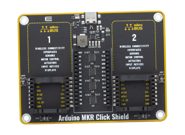 Arduino MKR Click Shield - Mikroe | Mouser