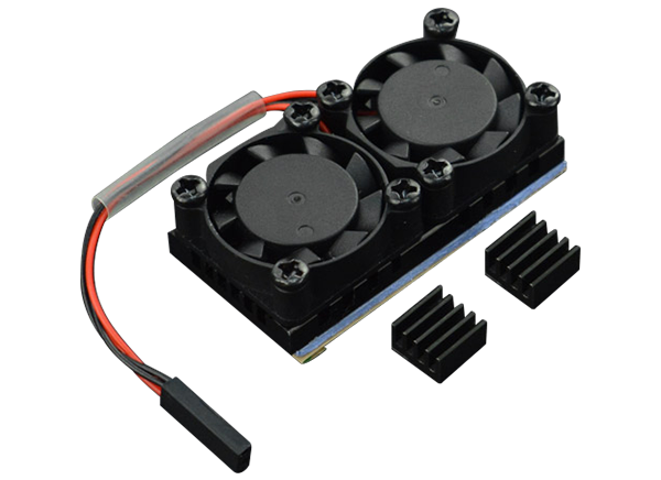 Raspberry Pi Dual Cooling Fans Kit - DFRobot | Mouser