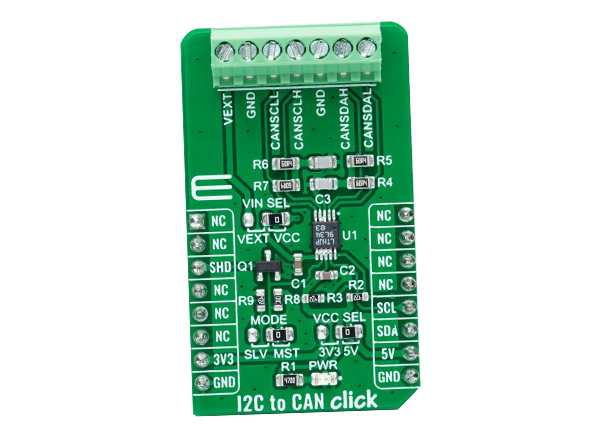 I2C to CAN Click - Mikroe | Mouser