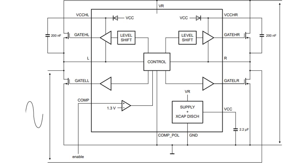 TEA2209T 액티브 브리지 정류기 컨트롤러 - NXP Semiconductors | Mouser