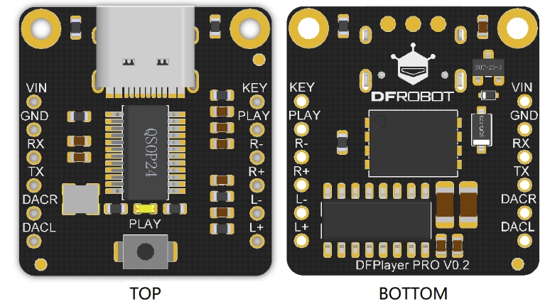 DFR0768 DFPlayer Pro Module - DFRobot | Mouser