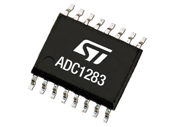 ADC1283 12비트 SAR ADC(아날로그-디지털 변환기) - STMicro | Mouser