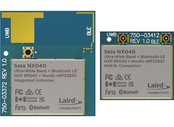 Sera NX040 Ultra-Wide Band & BLUETOOTH LE Modules - Ezurio | Mouser