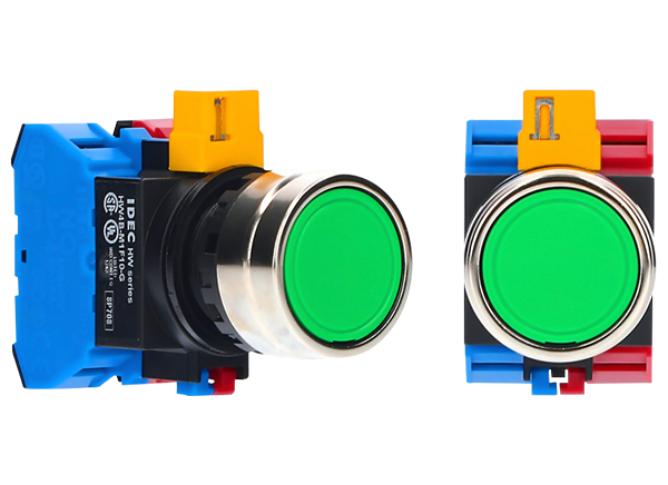 HW1B Series E-Stop & Pushbutton Switches - IDEC | Mouser