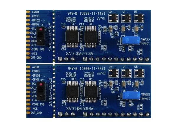 SATEL-VL53L8 브레이크아웃 보드 - STMicro | Mouser