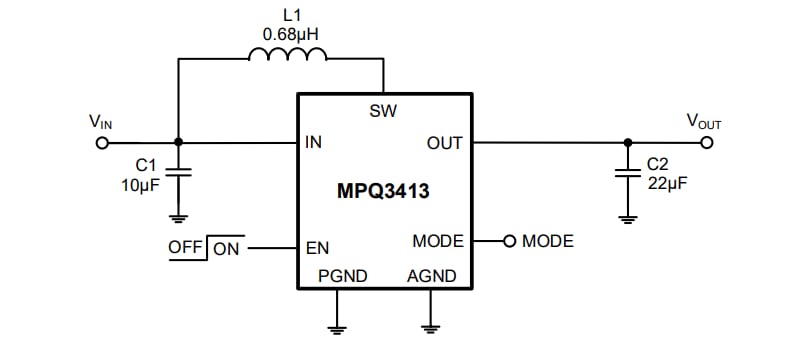 MPQ3413 Synchronous Step-Up Converters - MPS | Mouser