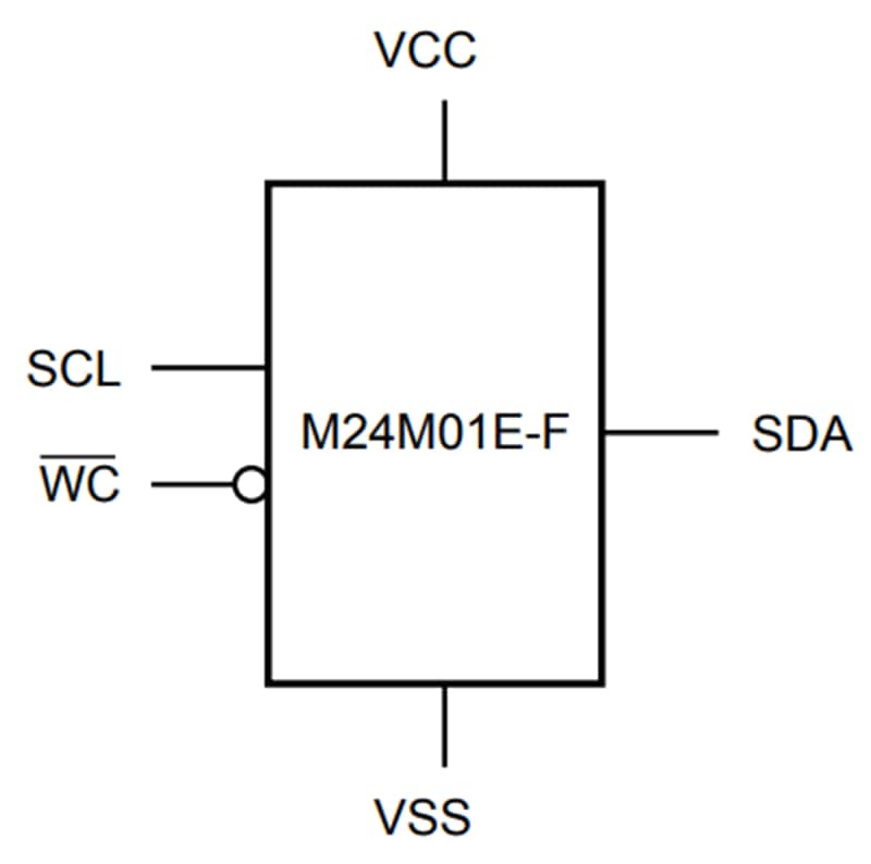 M24M01E-F 1-Mbit 직렬 I²C 버스 EEPROM - STMicro | Mouser