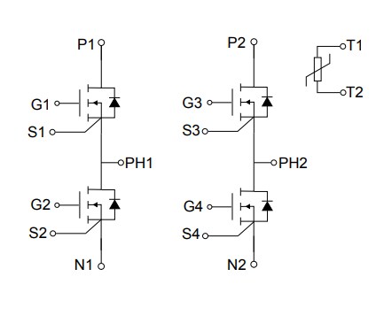 M1F80M12W2-1LA ACEPACK DMT-32 SiC Power Module - STMicro | Mouser