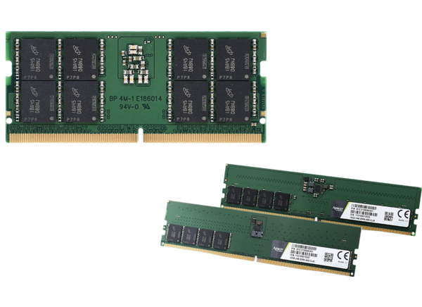 DDR5-5600 Embedded Memory Modules - Apacer Technology Inc. | Mouser